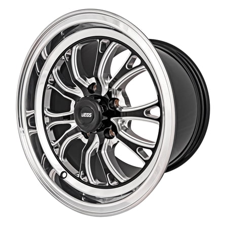 22" Black With CNC Accents 71R Avenger Wheel by RBP (Rolling Big Power ...