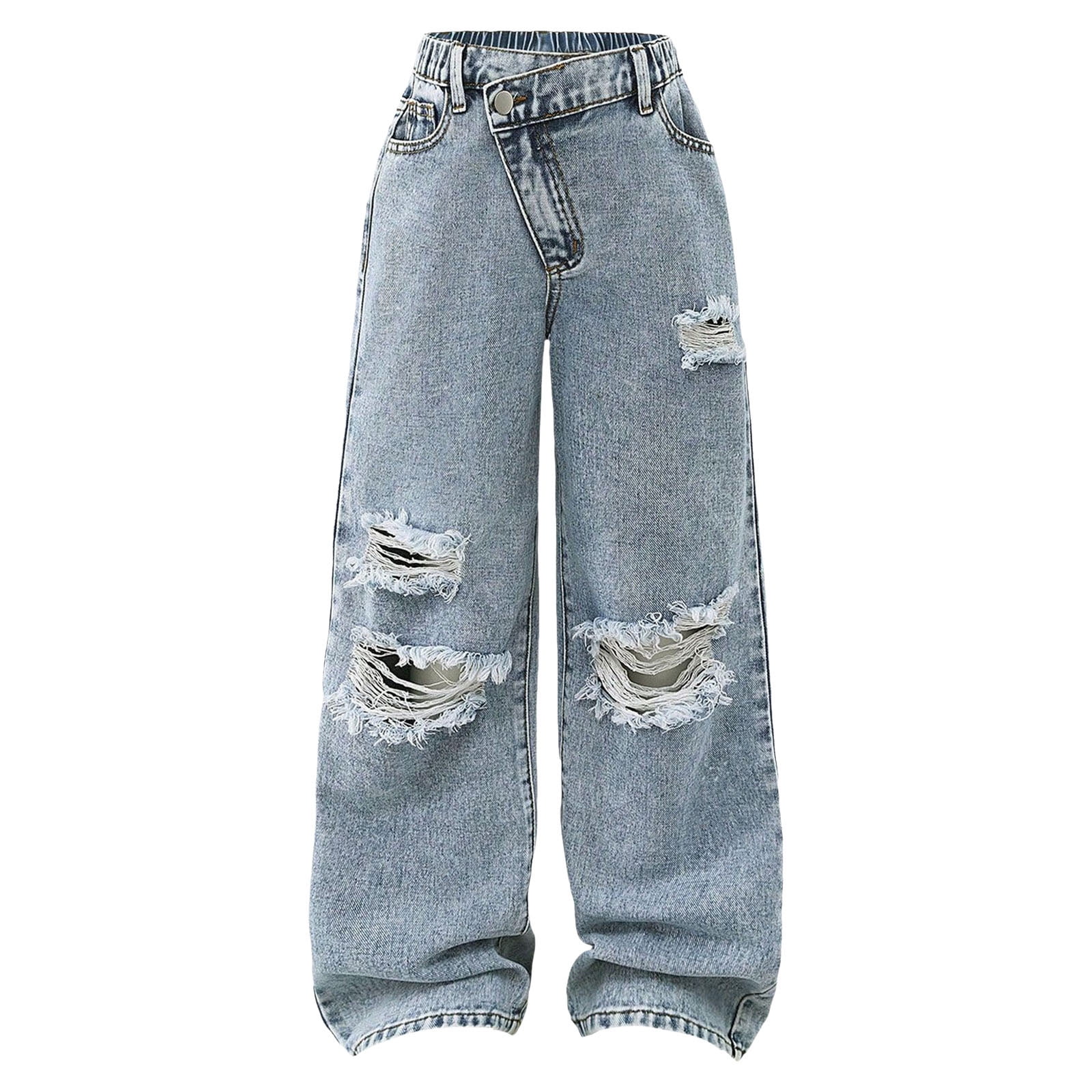 Click here for Gubotare Girls Baggy Jeans Kids Girls Casual Wide... prices
