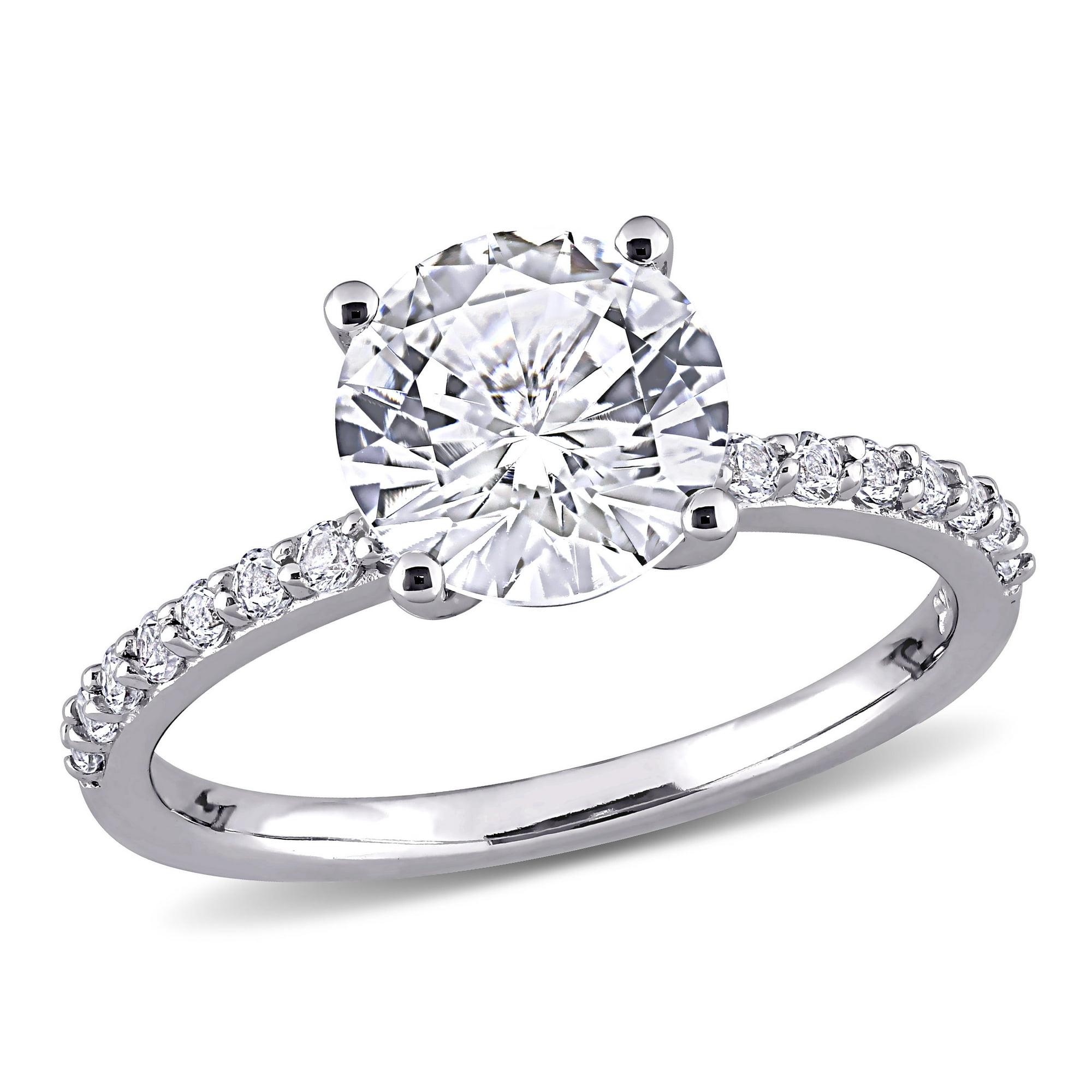 Click here for Miabella 2-3/4 Carat T. G.W. Created White Sapphir... prices