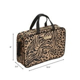 Conair x Jessica Simpson Animal Print Dump in Weekender Bag - Walmart.com
