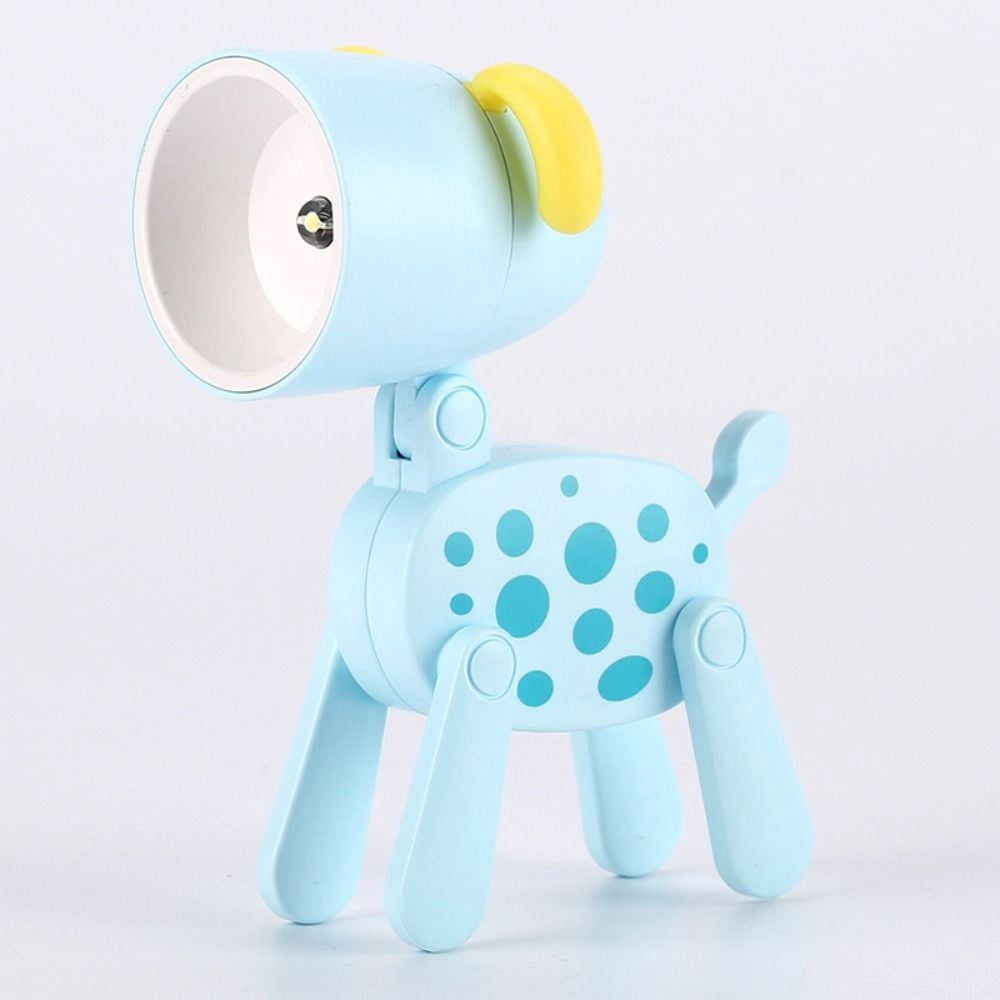 Room Folding Cartoon Dog Portable Folding Table Lamp LED Night Lights ...