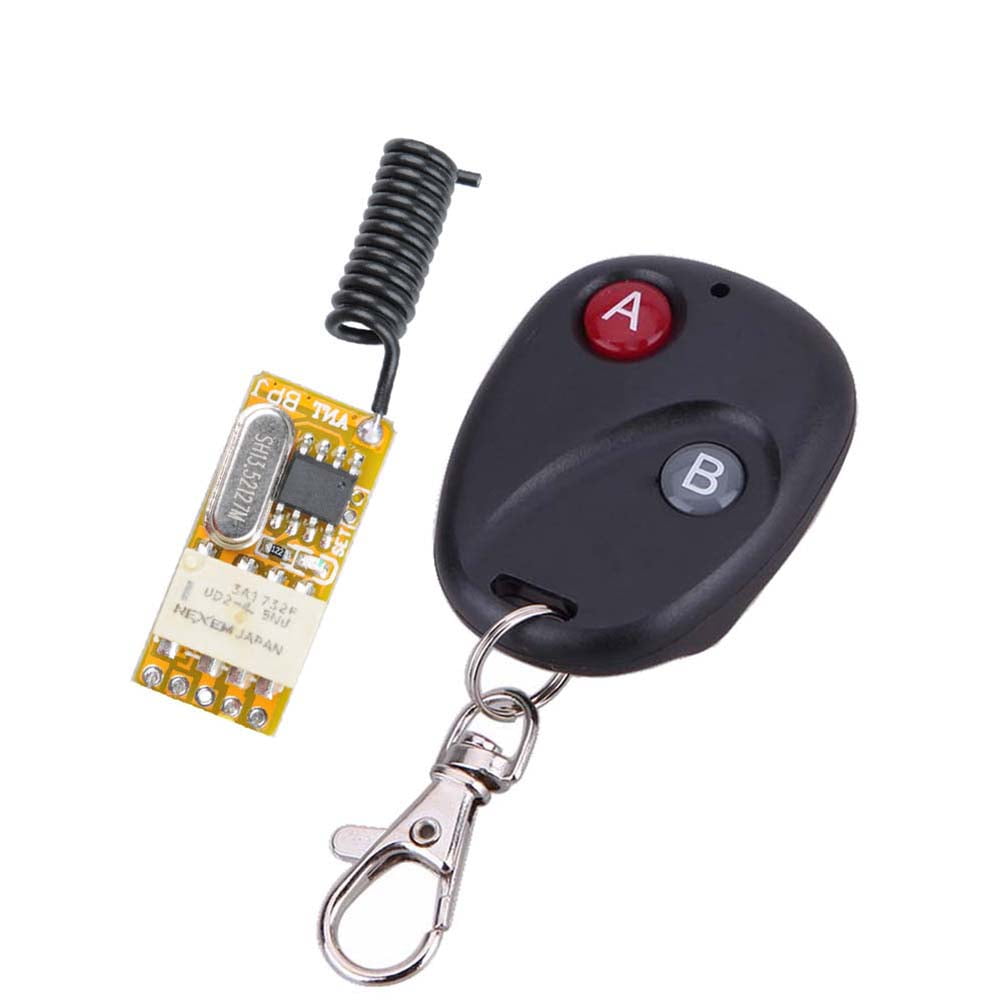 Farfi 3.5/3.7/5/9/12/24V 315/433MHz 1CH Wireless Remote Control Switch ...