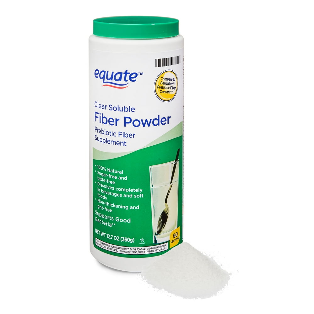 Equate Clear Soluble Fiber Powder, 12.3 oz - Walmart.com - Walmart.com