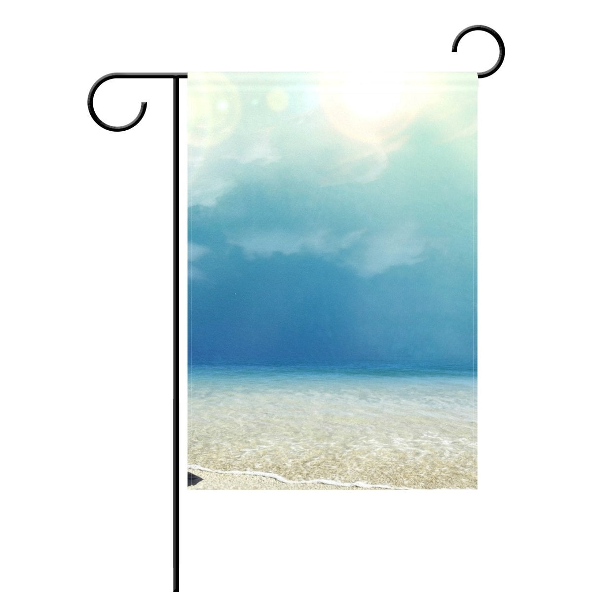 POPCreation Beach Garden Flag Summer Ocean Sea Sunset 28x40 inches ...
