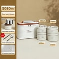 4 Piece 316 Stainless Steel Bento Set,Double Layer Insulated,620ml and ...