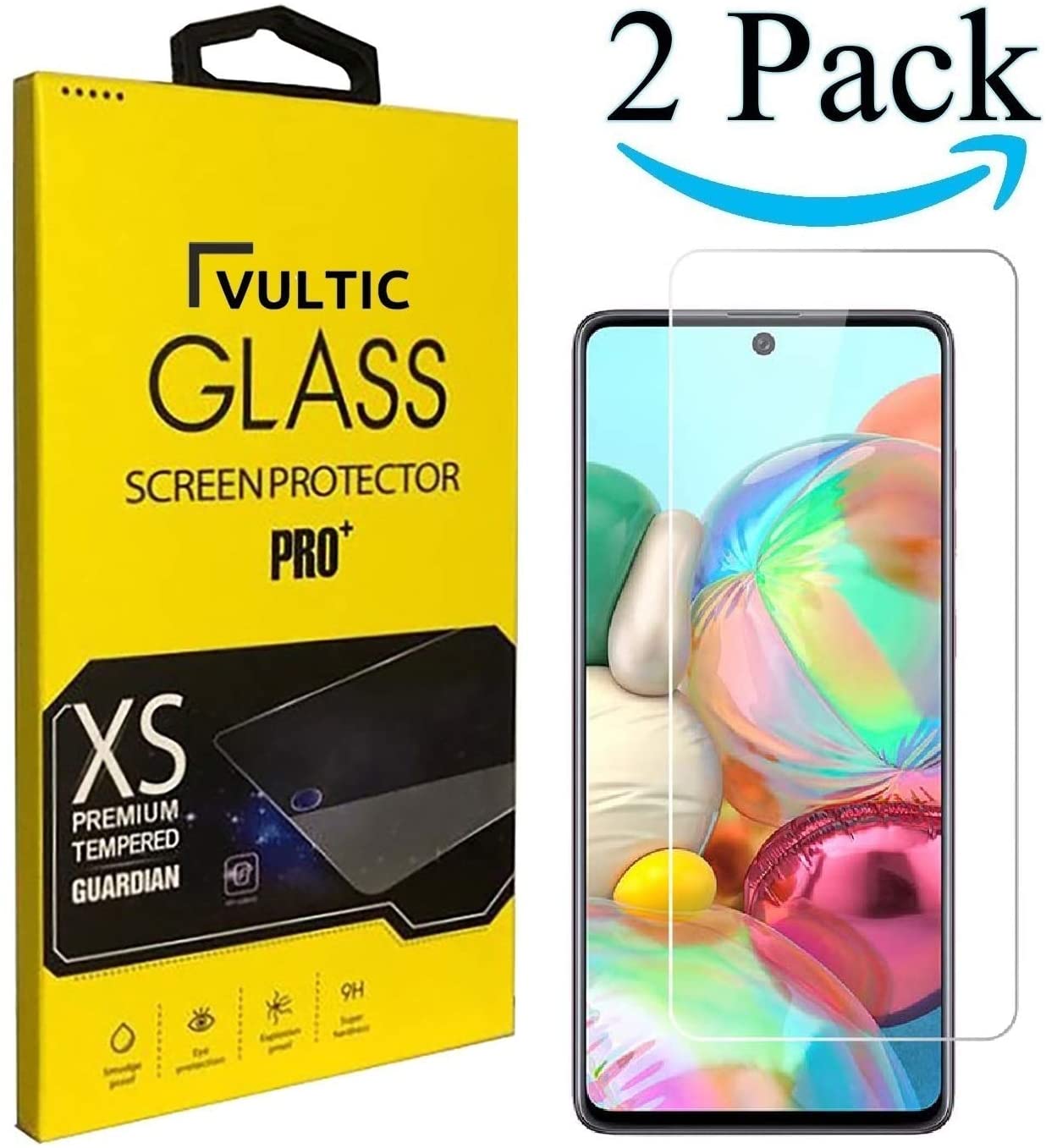 Vultic Galaxy A71 Screen Protector Tempered Glass [Case Friendly ...
