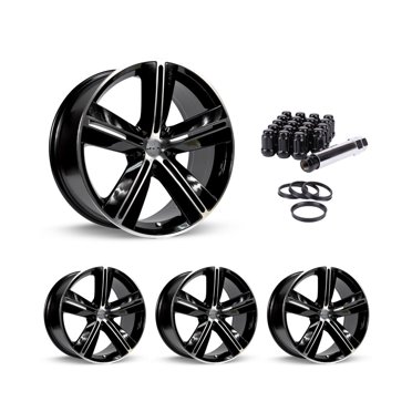 17 Inch Black Rims (Set of 4) for 2005-2024 Nissan Frontier, RTX 163768 ...