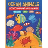 Fun Early Learning: Ocean Animals Activity Coloring Book for Kids: Dot ...
