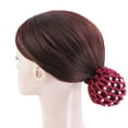 13 Pcs Hairnets Hair Pearl Hairnet Hair Accessory Miss 10x10cm ...