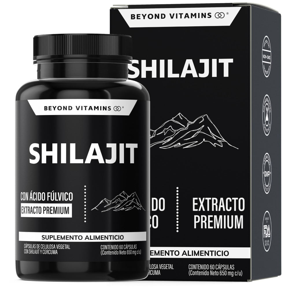 Shilajit Ultra Puro Del Himalaya Con Raíz De Cúrcuma (curcumina ...