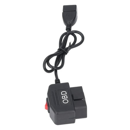 Loewten OBD Charger,48cm/18.9in OBD Power Adapter Cable With Switch ...