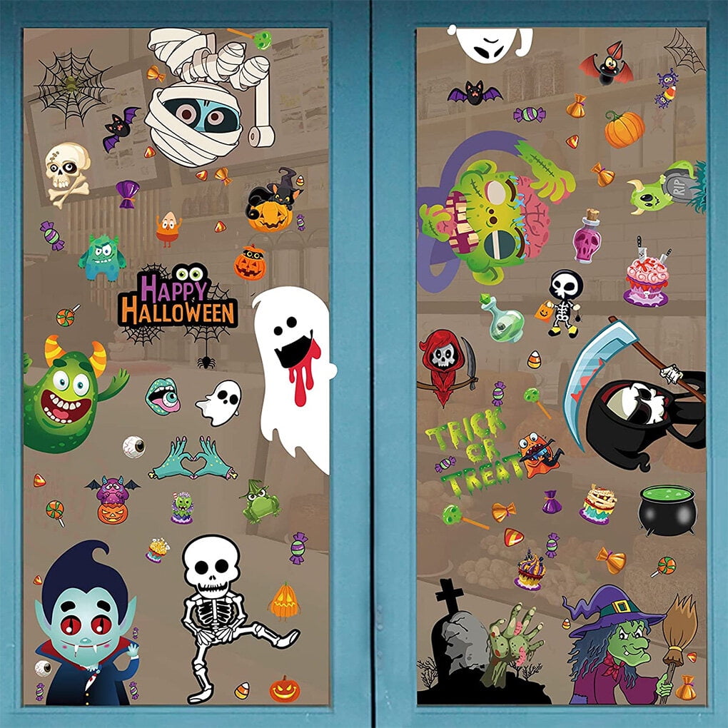 Click here for Mmirethe 113 Pieces Halloween Wall Sticker Cartoon... prices