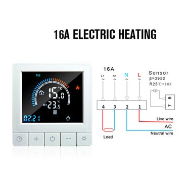 Alarm.com ADC-T2000 Smart Z-Wave Thermostat Control - Walmart.com