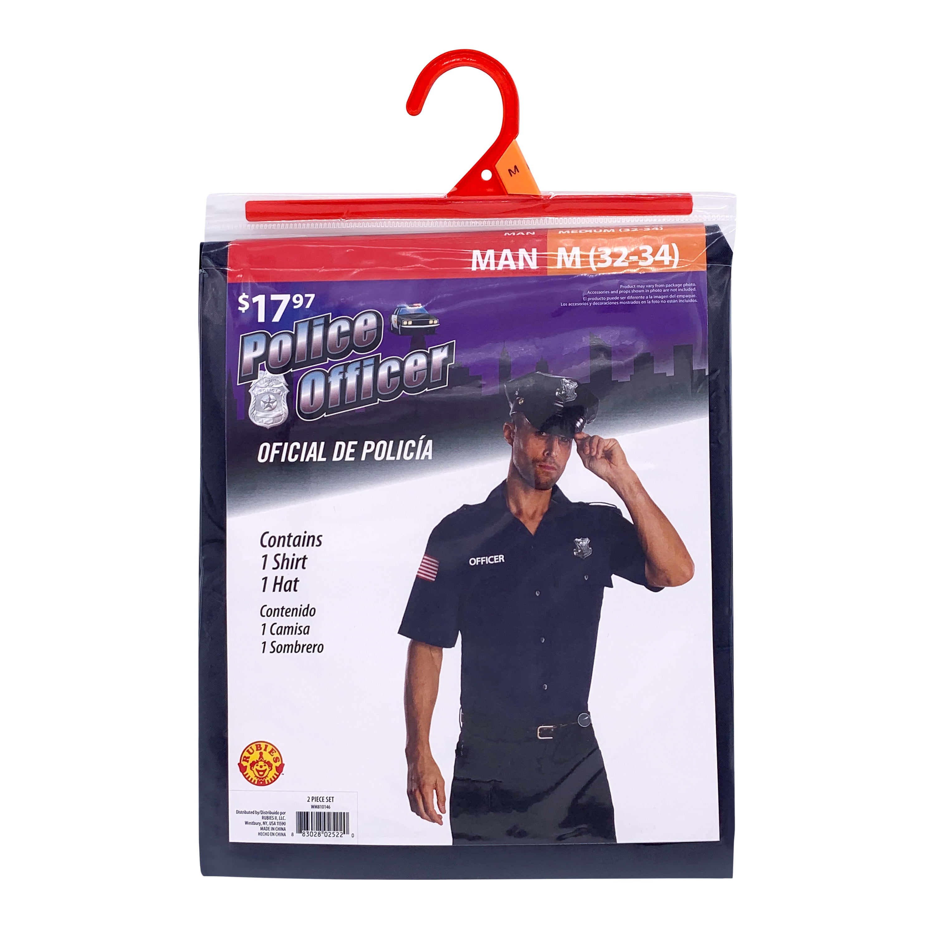 Cop Halloween Costume Men