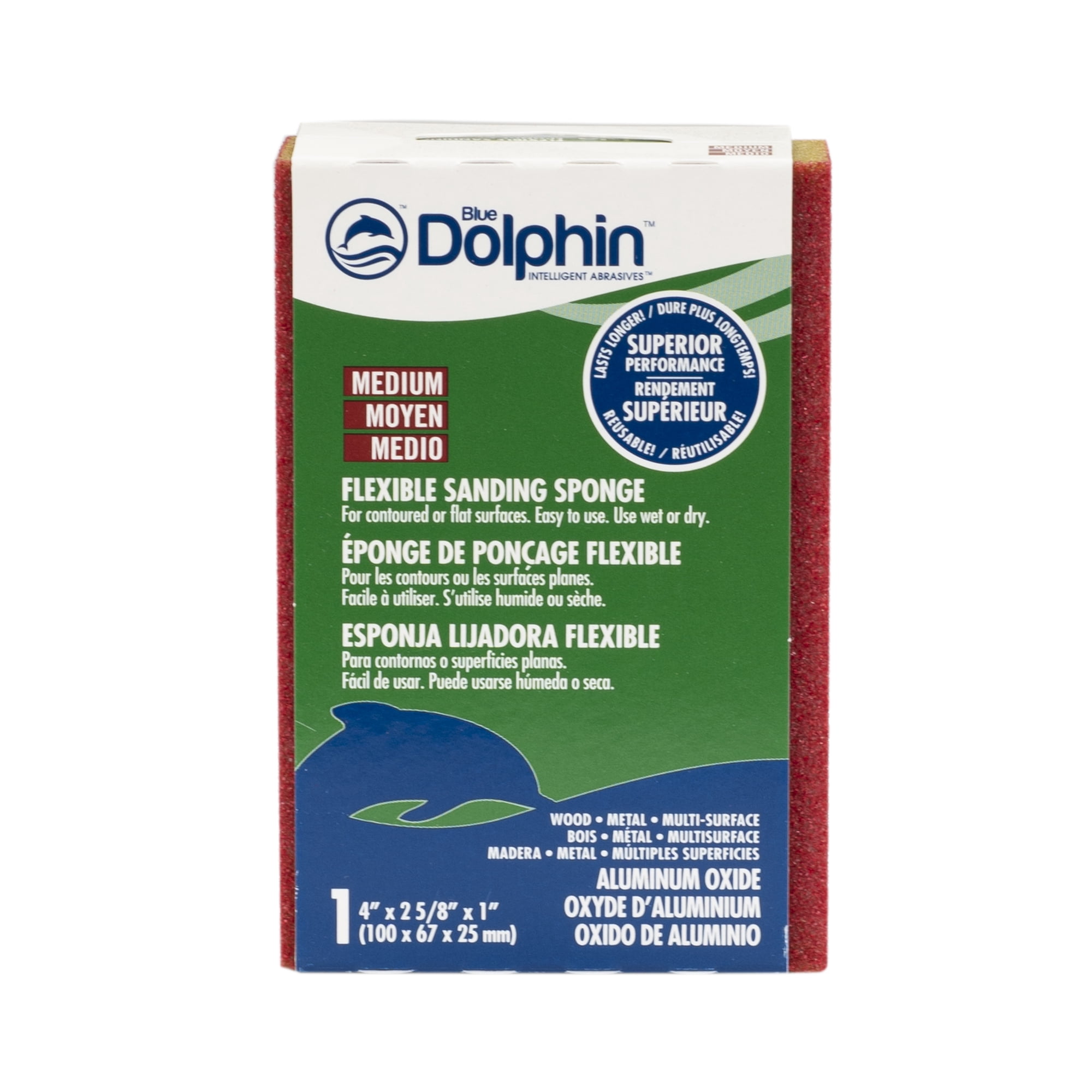 Click here for Blue Dolphin Sanding Sponge Medium (4 X 2 5/8) 1 T... prices
