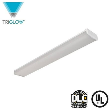 TriGlow T83025 LED 4 FT 42Wraparound Linear Strip Fixture, 4000K Cool ...