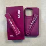 Hailey RHODE Lip Gloss Silicone Phone Case with Lip Gloss for iPhone ...