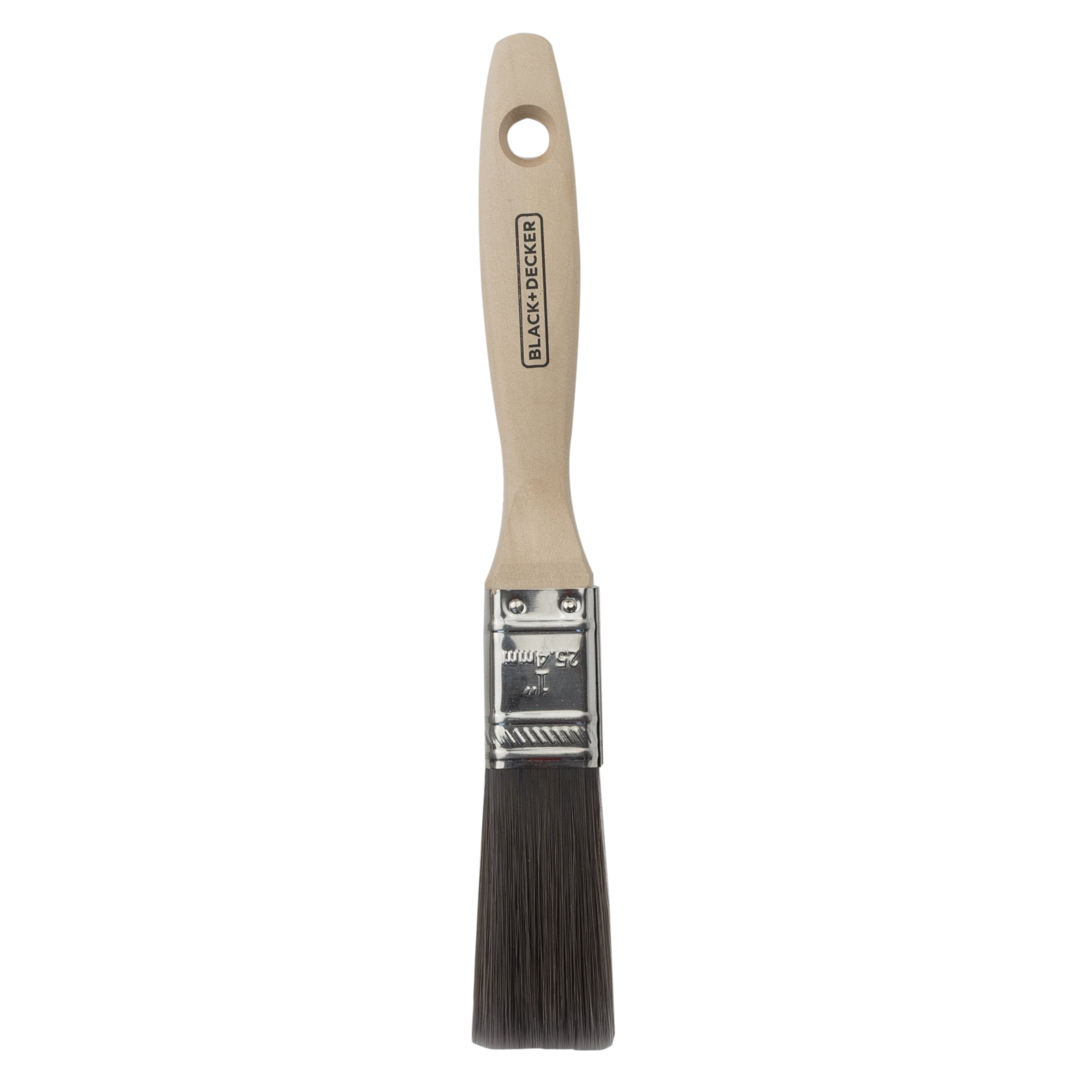 BLACK+DECKER 1" Classic Wood Flat Paint Brush - Walmart.com
