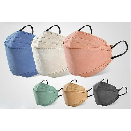 10/50pcs Disposable Face Mask For Adults 4 Layer Fish Style Fish Mask ...