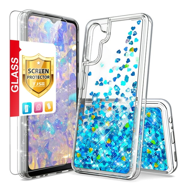 TJS for Samsung Galaxy A13 5G Phone Case, with Tempered Glass Screen ...