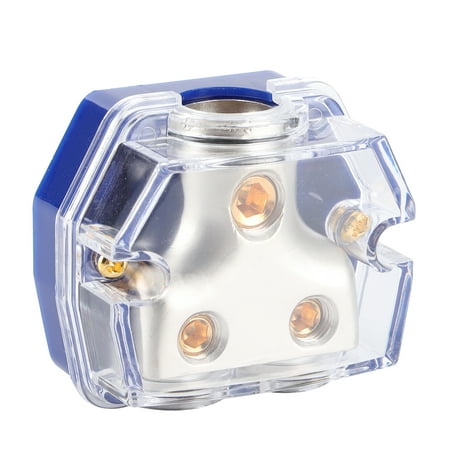 Hilitand Power Distribution Block Car Audio 2 Way Ground Cable Splitter ...