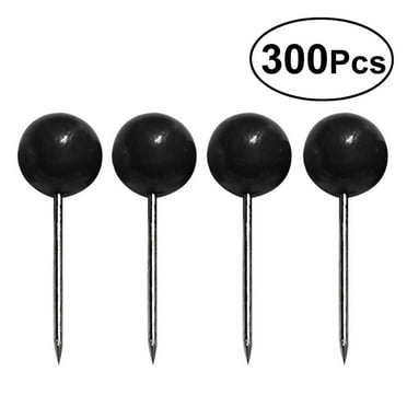 Uxcell Push Pins Plastic Round Head Map Tacks Thumb Steel Point, White 500 Pack - Walmart.com