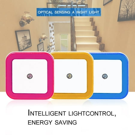 Intelligent LED Induction Lamp Square Shape Wall Light Nightlight ...
