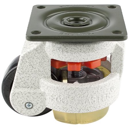 FOOTMASTER GD-60F-UP Nylon Wheel and Urethane Pad Leveling Caster, 550 ...