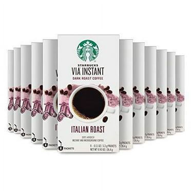 Starbucks VIA Instant Decaf Coffee Packets — Italian Roast — 100% ...