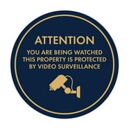Warning This Property Is Being Monitored Sign - Walmart.com