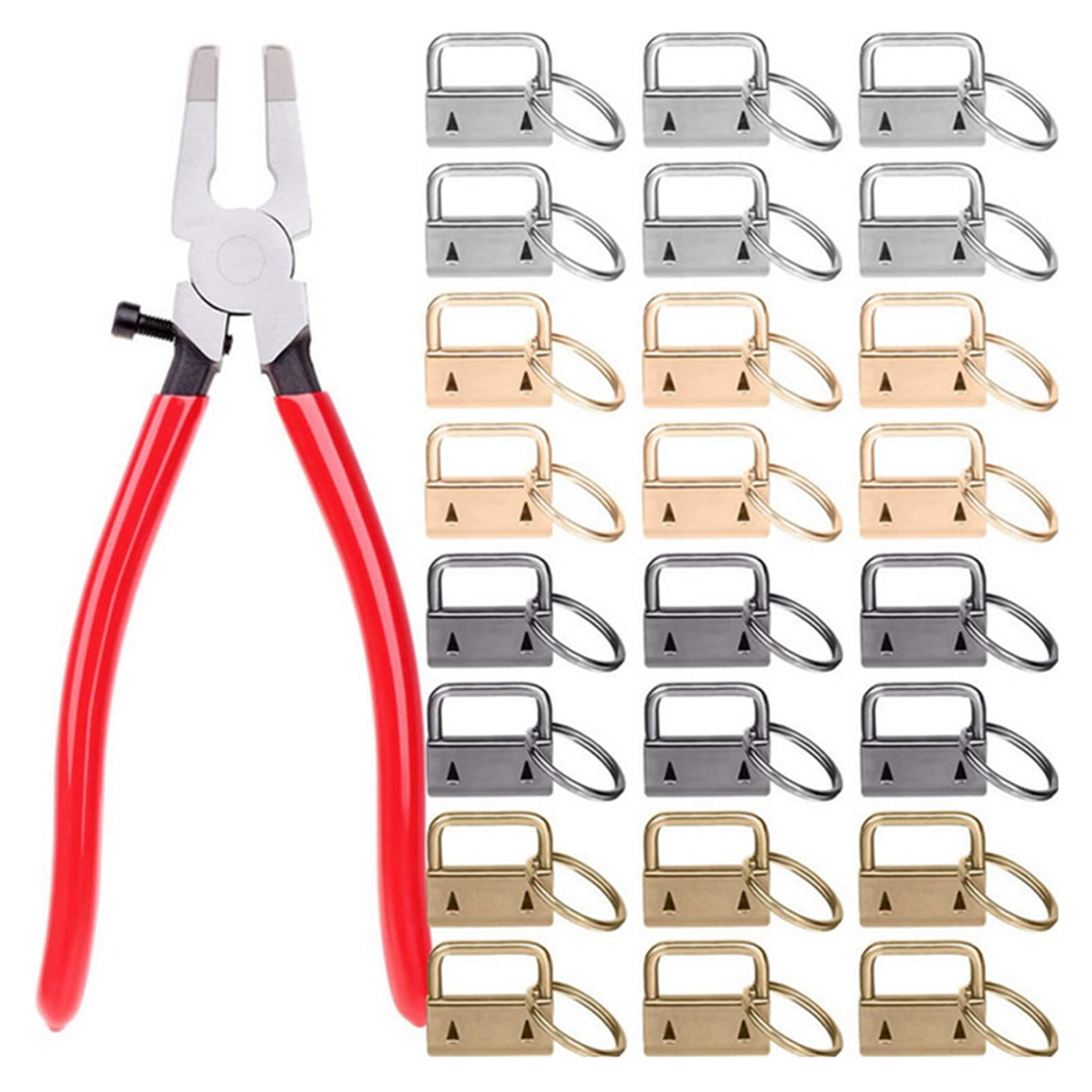 Click here for Zootealy 24pcs Webbing Tail Clips Key Fob Hardware... prices