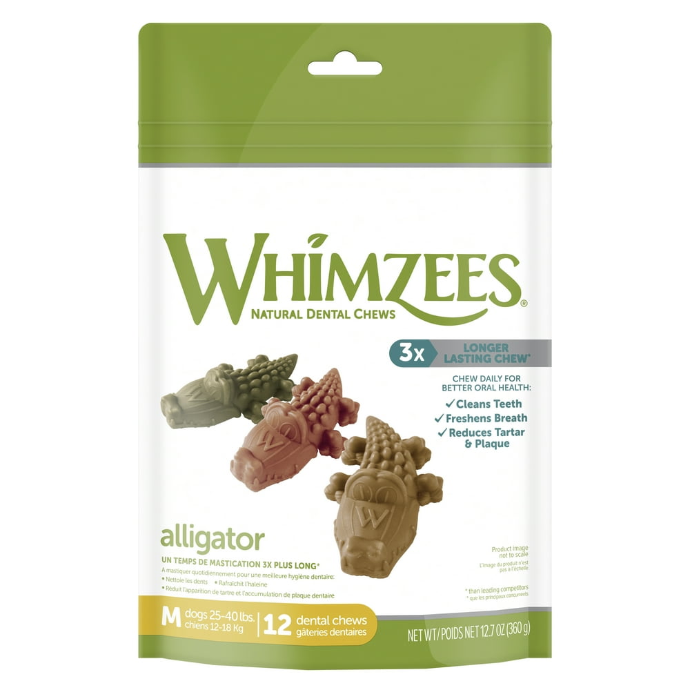WHIMZEES Natural Grain Free Daily Dental Long Lasting Dog Treats ...