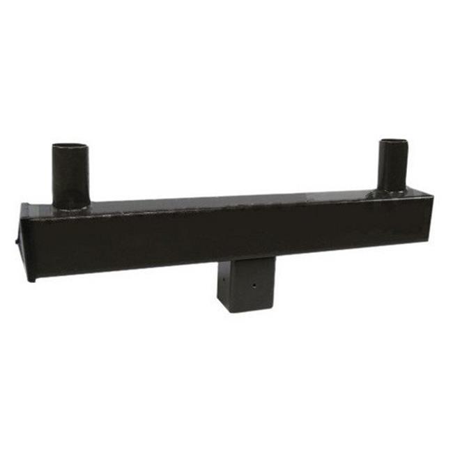 4 in. Square 2 Tenon 180 deg 2.375 in. Tenon Square Pole Bullhorns ...