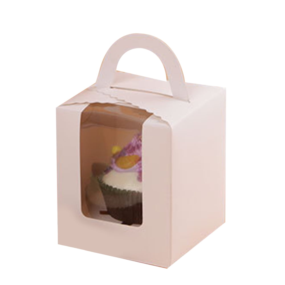 Small Birthday Cake Box Cake Keeper Portable Round Cake Container For ...
