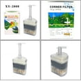 XINYOU Corner Filter Aquarium Fish Tank Internal Air Driven Filter with ...