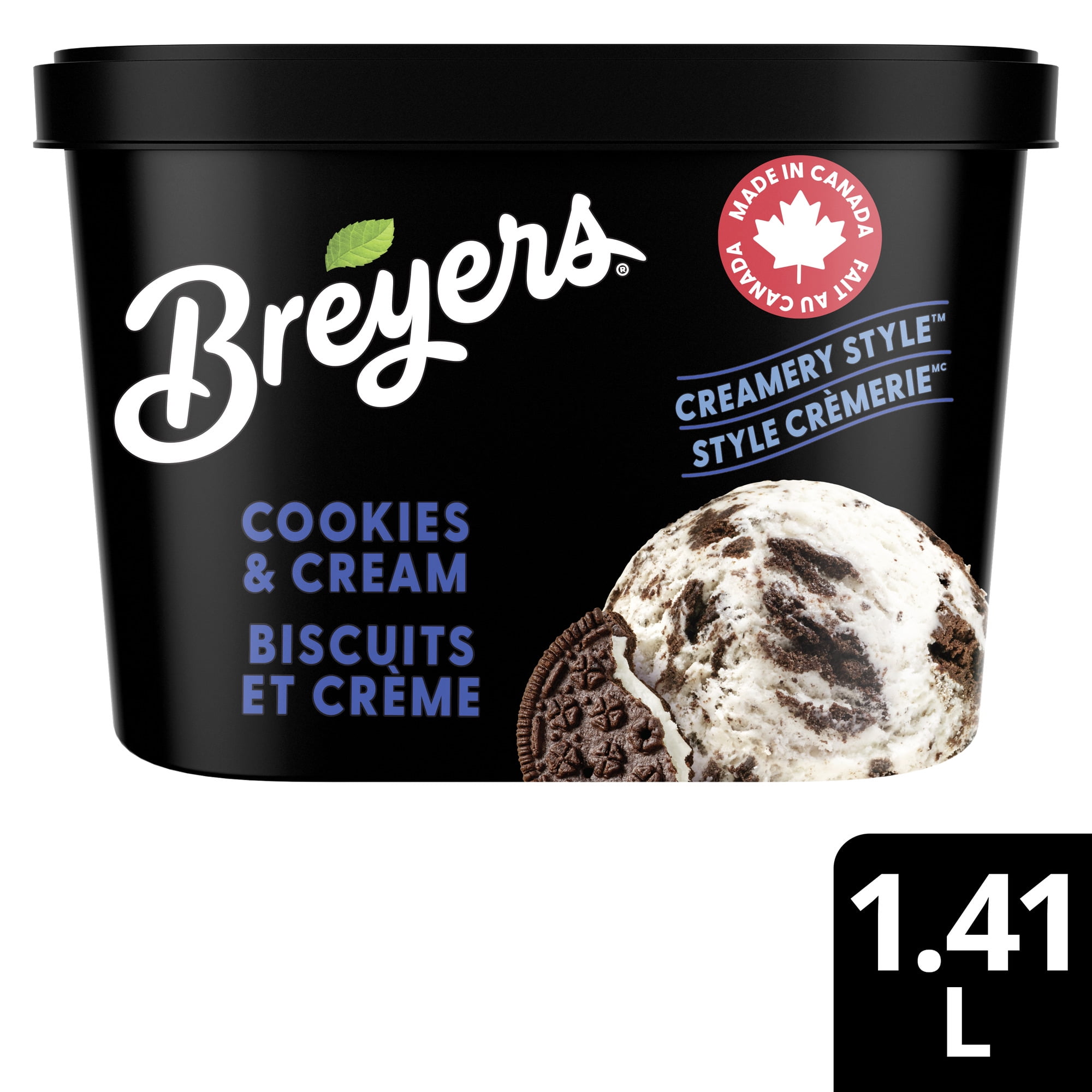 Click here for Breyers Cookies & Cream Light Ice Cream 1.41l prices