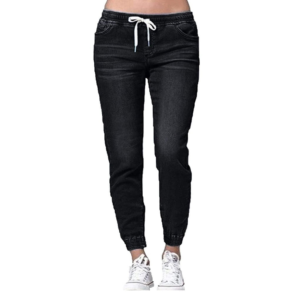Click here for Generic Womens Elastic Waist Pencil Stretch Denim... prices