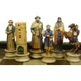 Medieval Times Crusades ARABIAN vs CHRISTIAN KNIGHTS Chess Set W ...