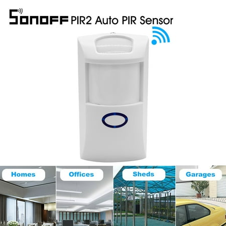 PIR2 Auto PIR Sensor Dual Infrared IR Wireless Motion Detector 433Mhz ...