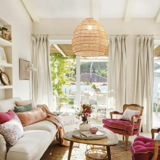 Bamboo Fish Shaped Lantern Pendant Lighting Shades Weaving Natural ...