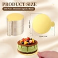 300 Pcs Mini Cake Boards, 3.5 Inch Cardboard Cake Base, Round Paper ...