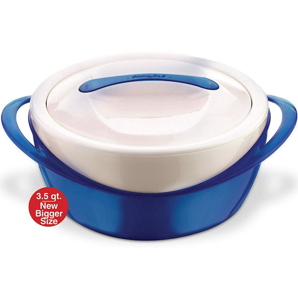 Pinnacle Casserole Dish Large Soup And Salad Bowl Insulated Serving Bowl With Lid 36 Qt