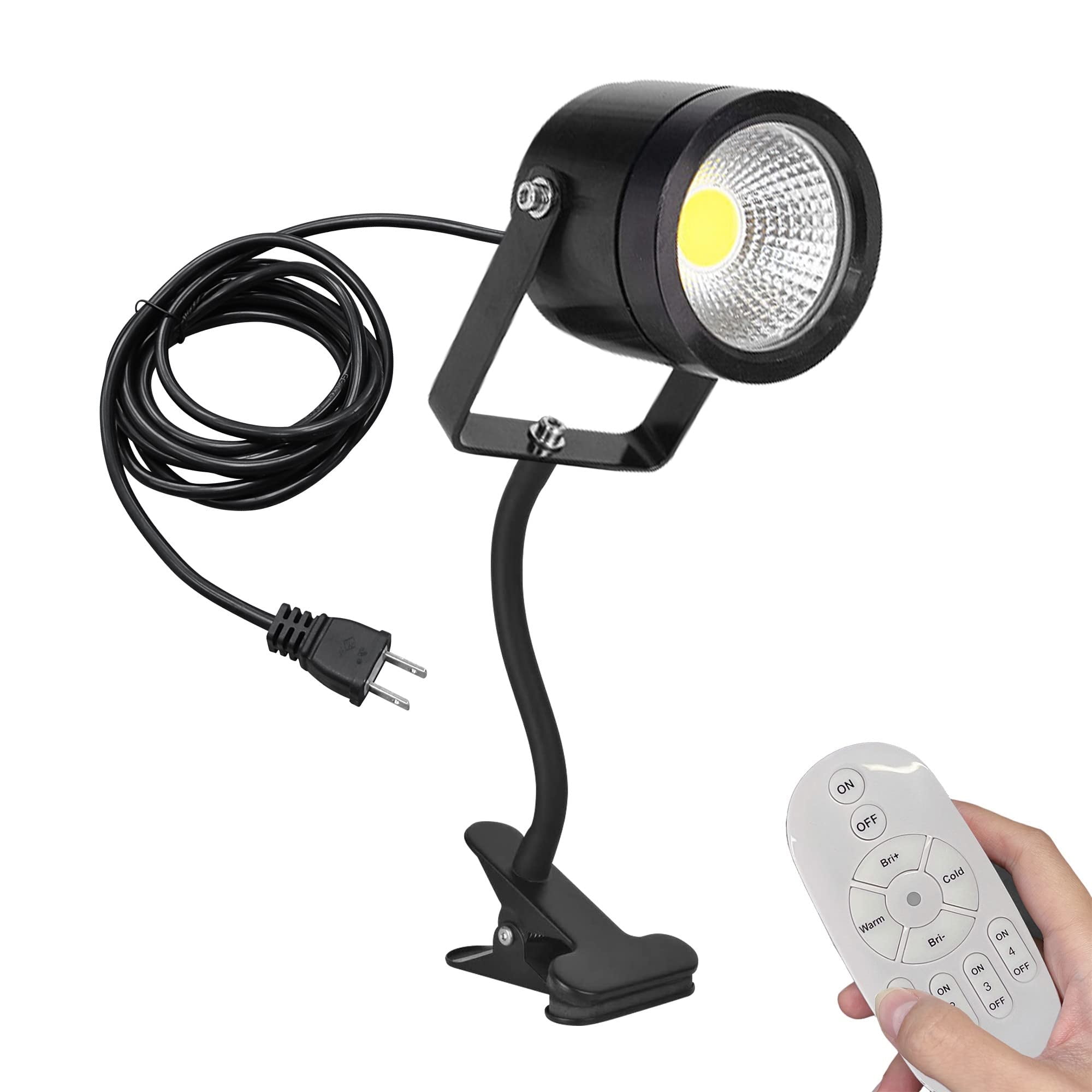 FSLiving Outdoor LED Spotlight Remote Control with Bracket Stepless ...