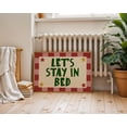 Affixzi Stay In Bed Print | Mid Century Retro Typography Poster for ...