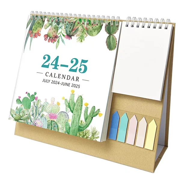 Calendario De Pie En Calendario De Escritorio 2024-2025 Cale | Walmart ...