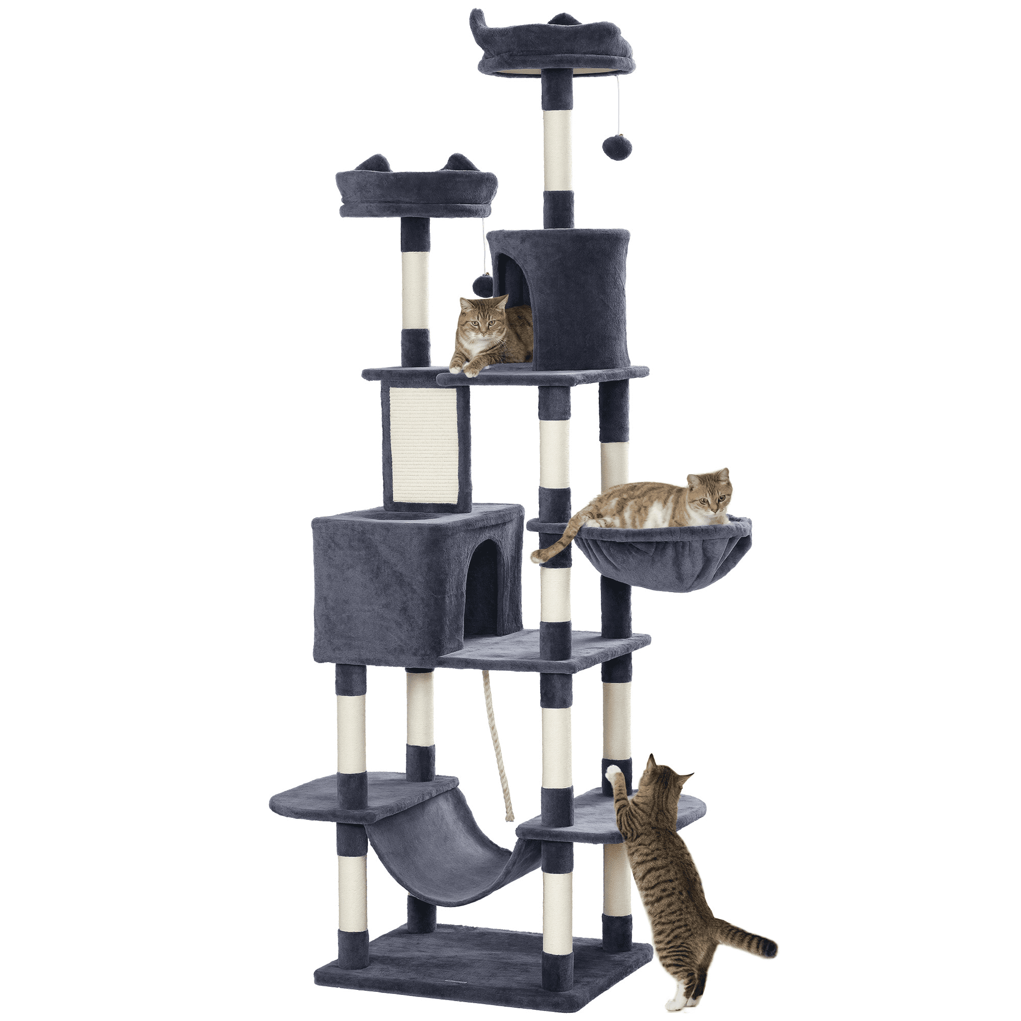 Click here for Pawhut 81 Large Cat Tree W/ Scratching Posts  Cat... prices