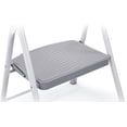 1-Step Steel Ladder, Folding Step Stool with Hand Grip and Traction ...