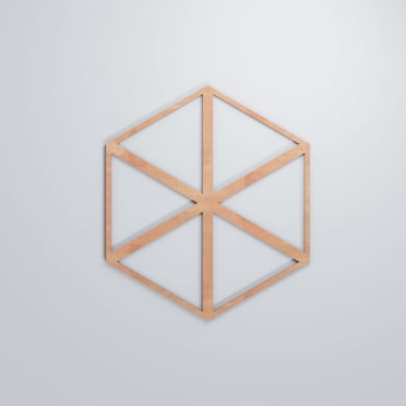 Ekena Millwork 39 "W x 23 3/8"H x 1/4"T Large Cameron Decorative ...