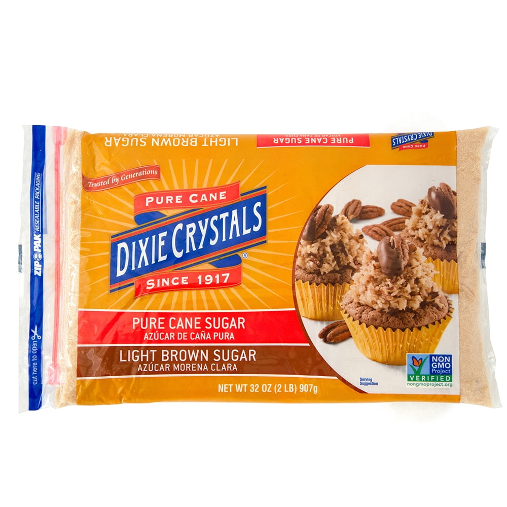 Dixie Crystals Light Brown Sugar, 32 oz - Walmart.com