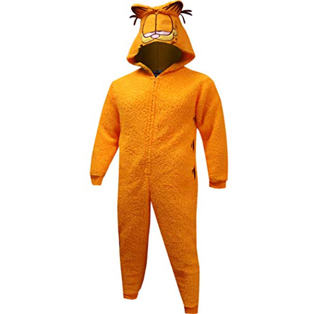 Garfield Women's Licensed Sleepwear Adult Costume Union Suit Pajama (XS ...